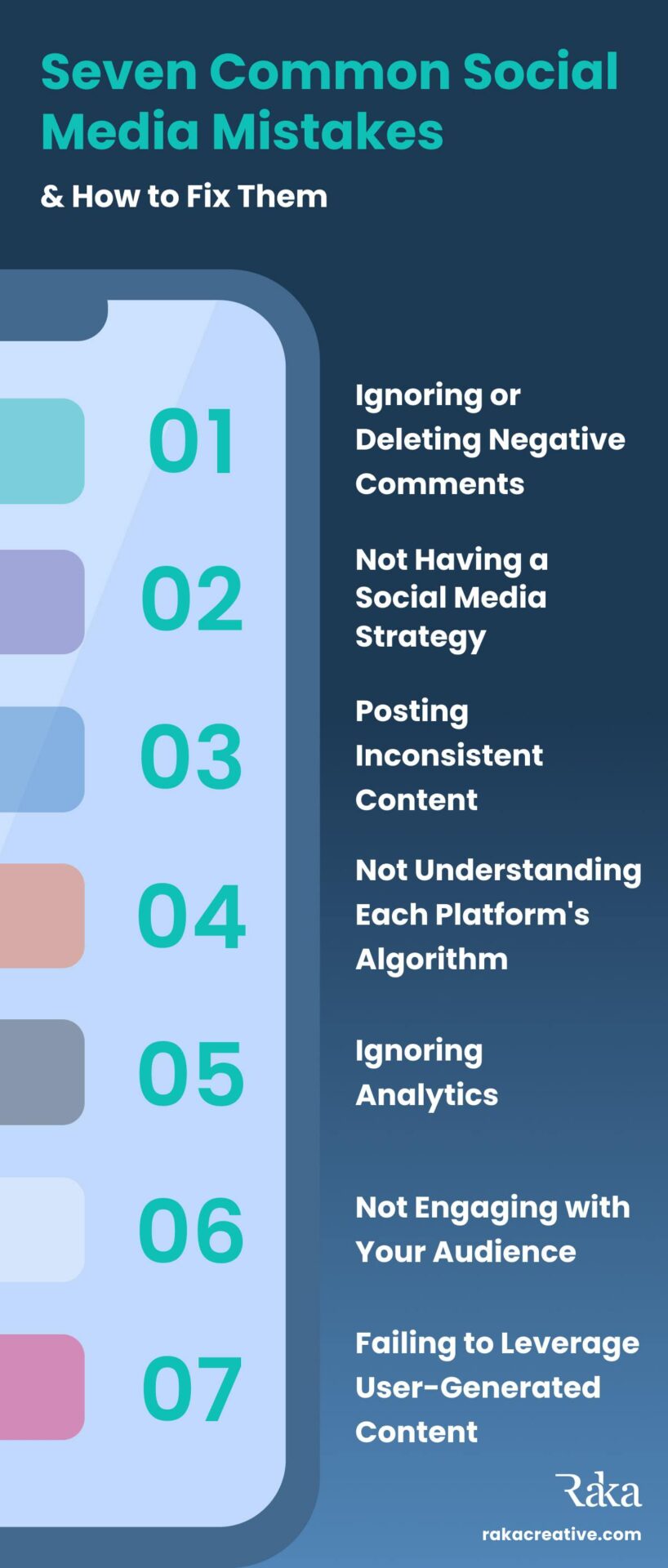 7 Common Social Media Mistakes & How to Fix Them - Raka